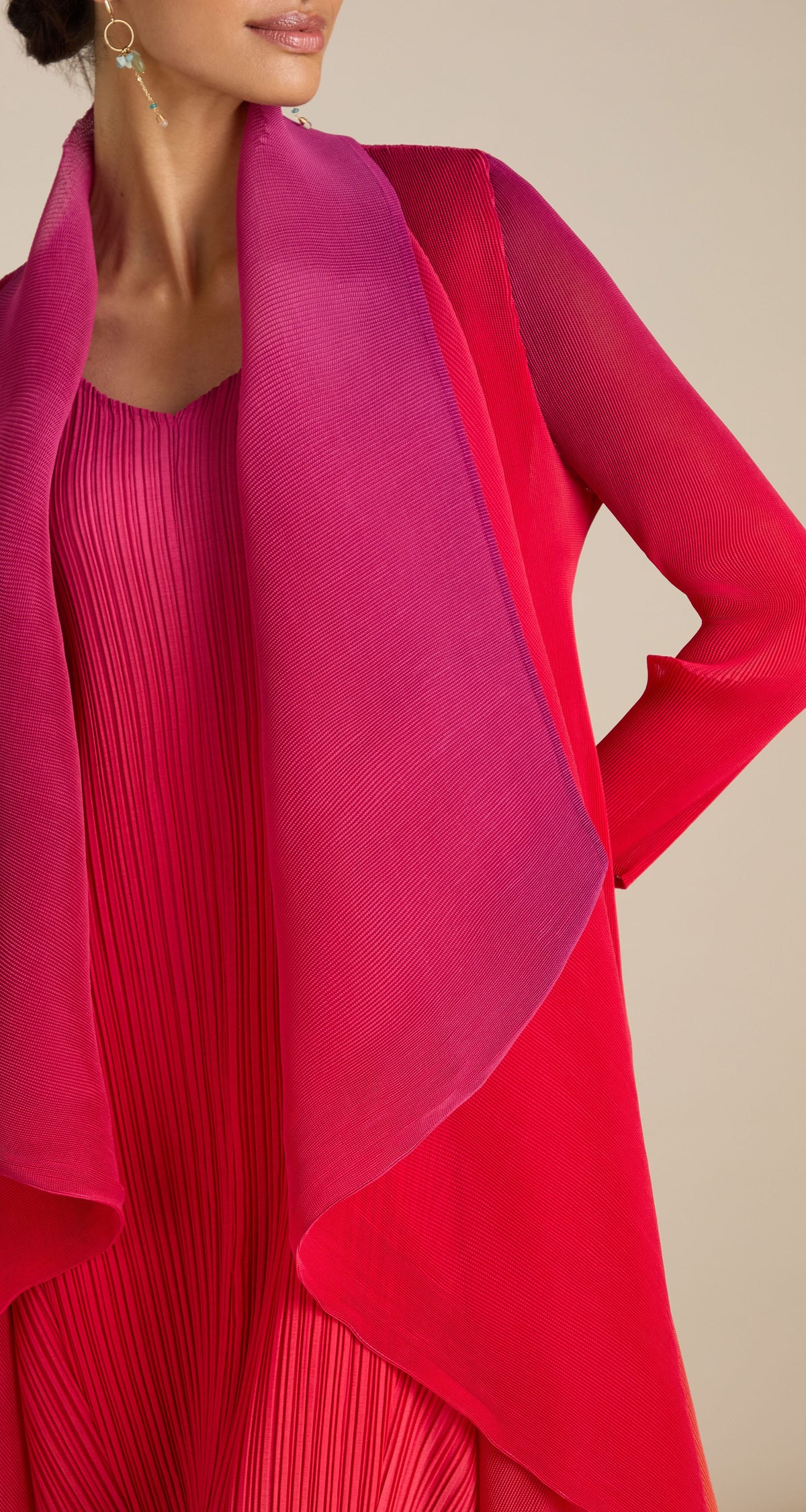 Pleated Jacket – Sahara