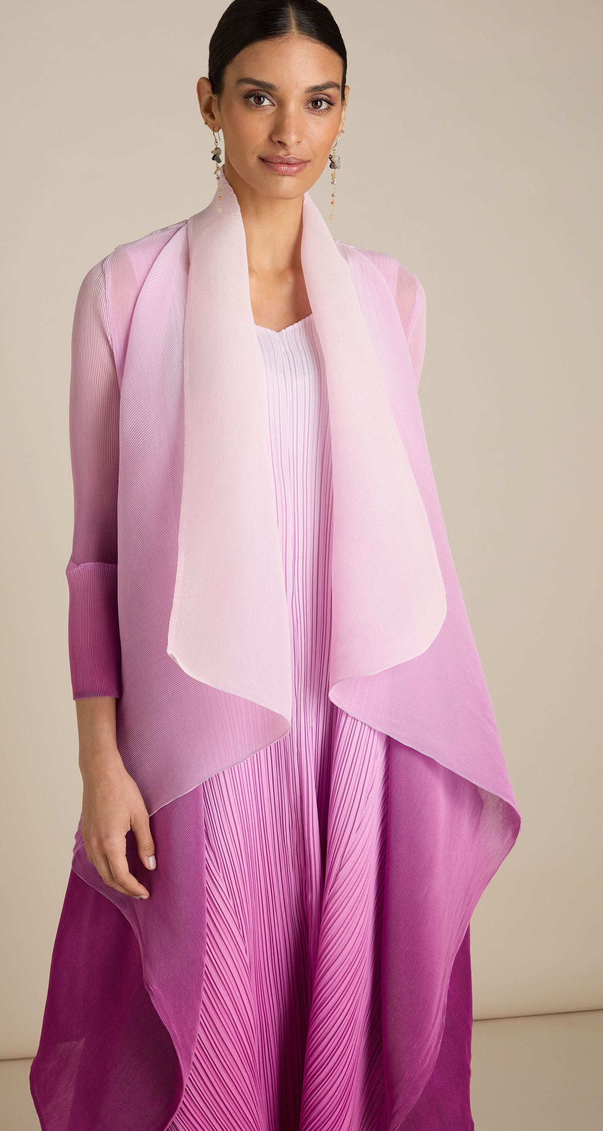 Pleated Jacket – Sahara