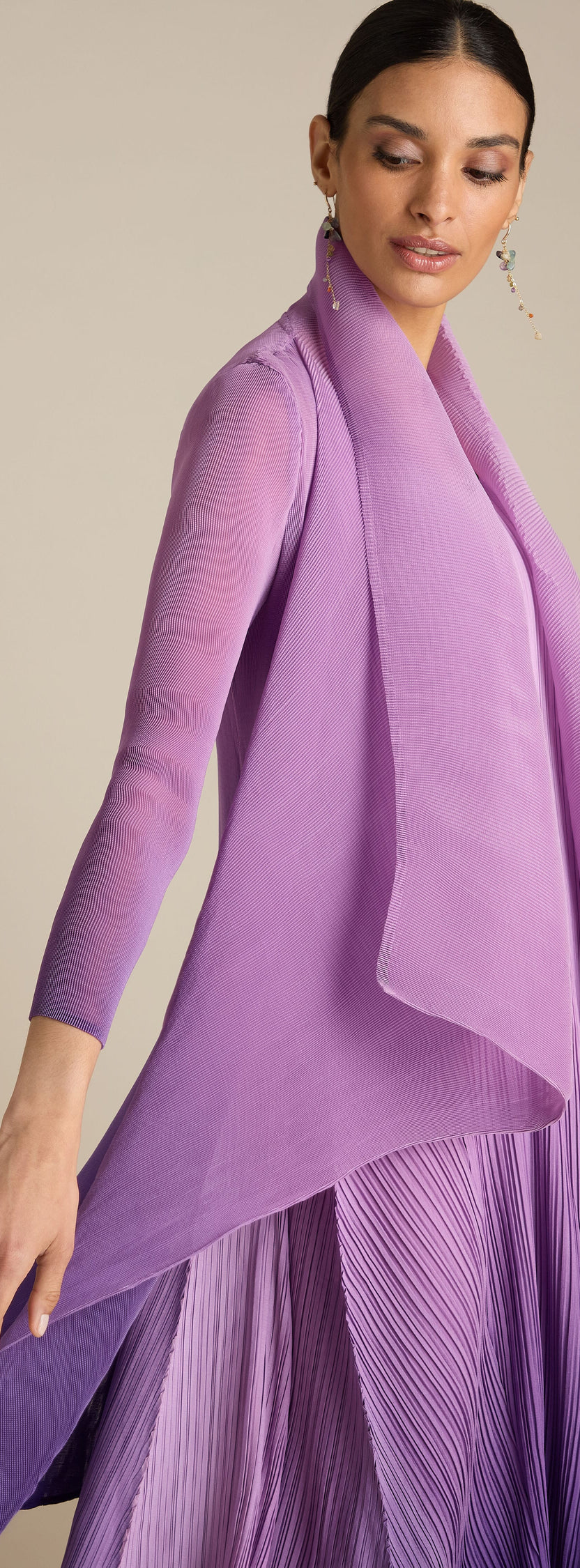 Pleated Jacket – Sahara