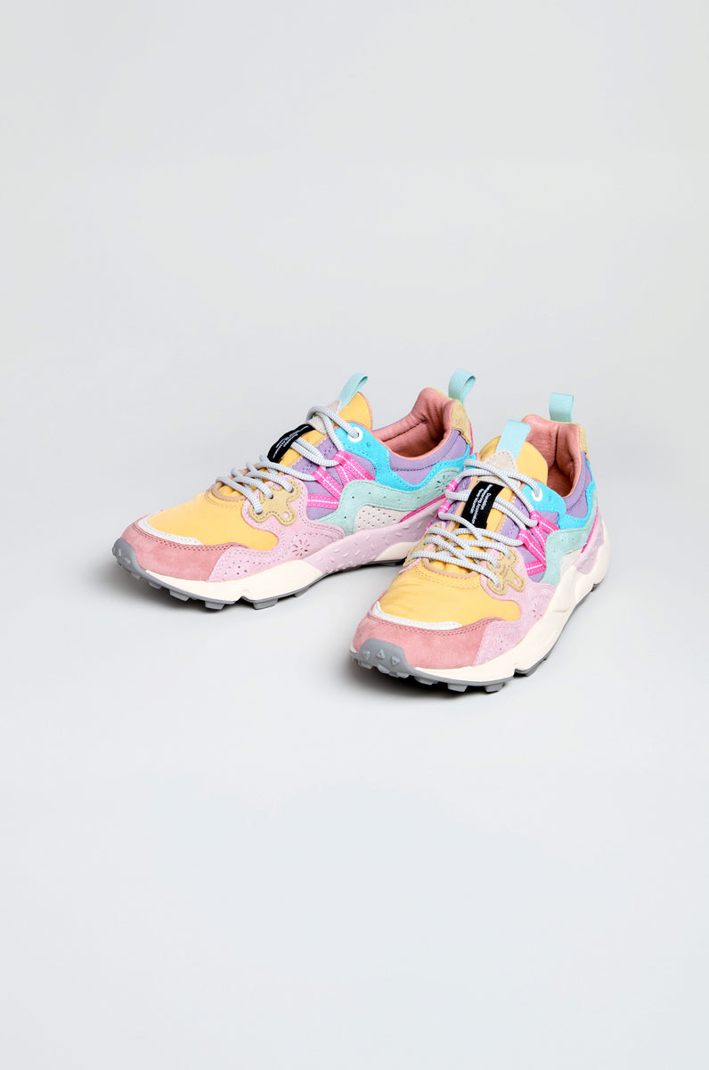 Dijon Yamano 3 Colour Pop Trainers – Sahara