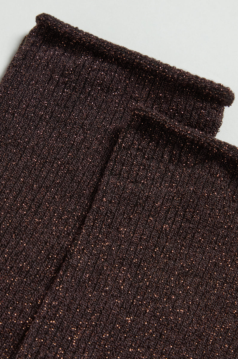Bamboo Sparkle Chocolate Socks – Sahara