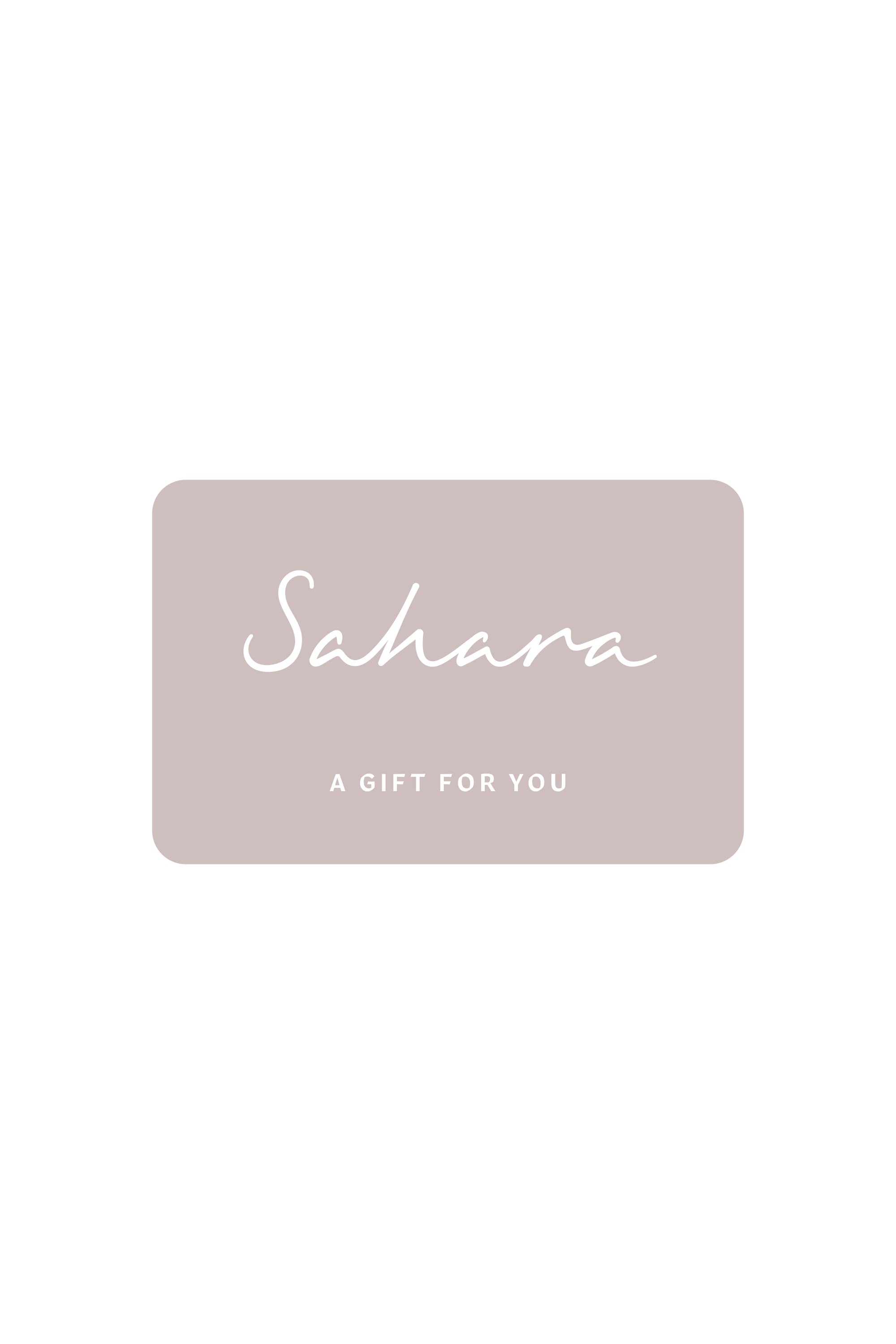 Sahara E-Gift Card